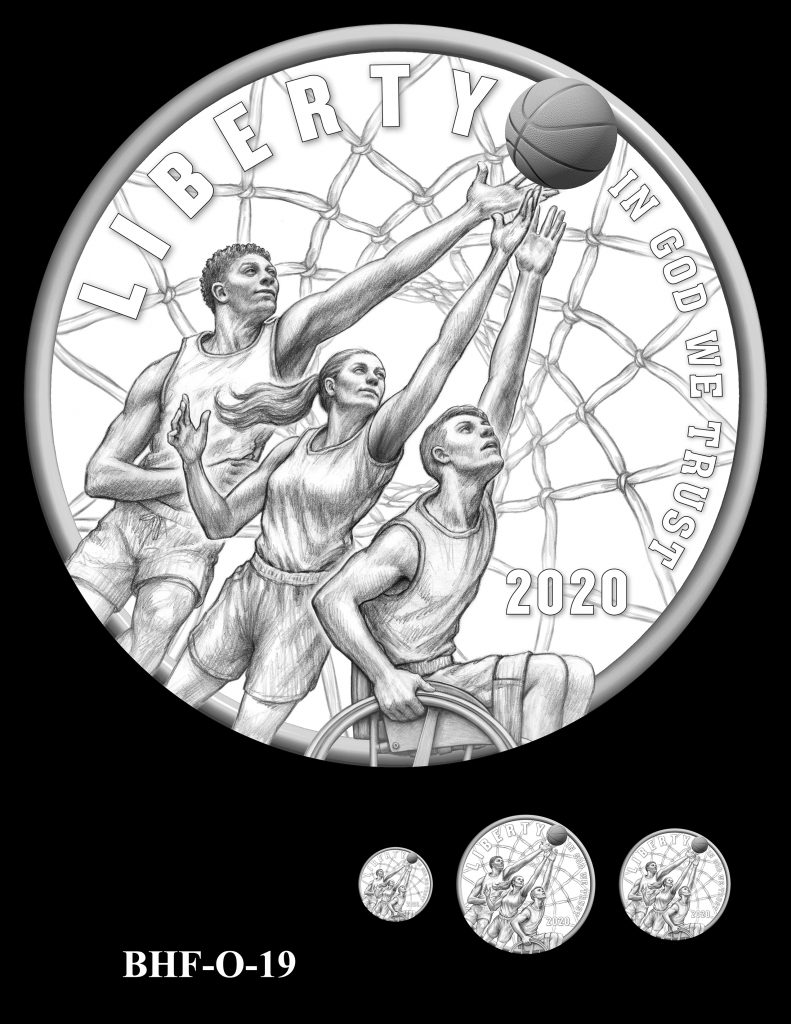 United States Mint Hosts Ceremonial Strike of 2020 Basketball Hall of ...