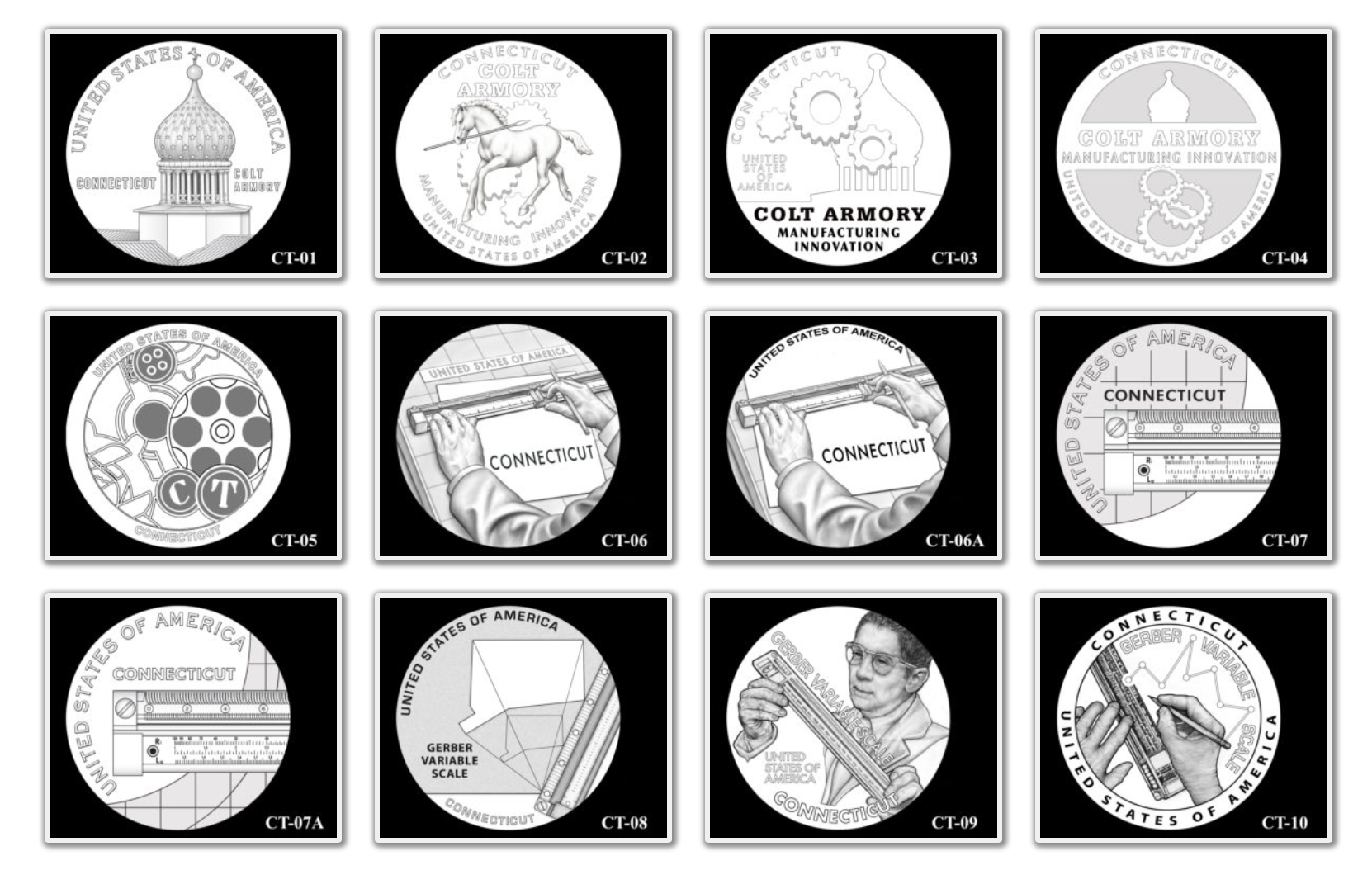 CCAC Releases Images of Connecticut American Innovation Dollar - US ...